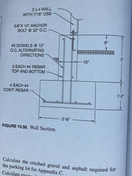 Solved 10. Determine the amount of excavation needed for the | Chegg.com