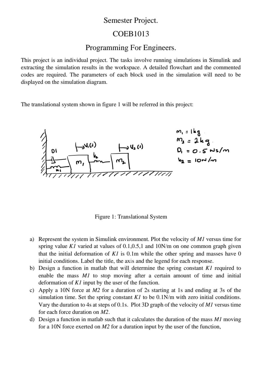 Solved This project is an individual project. The tasks | Chegg.com