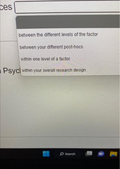 Solved An ANOVA was conducted to compare restina heart beats | Chegg.com