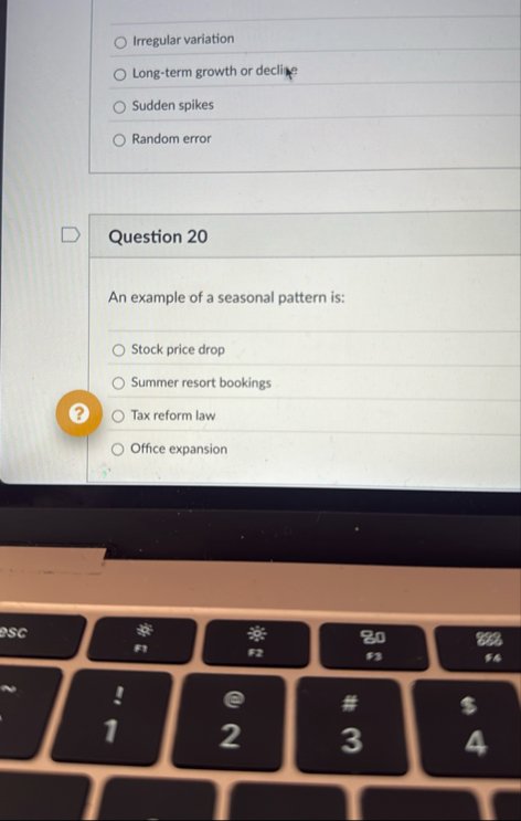 Solved Irregular variationLong-term growth or declizeSudden | Chegg.com