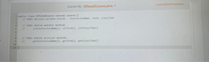 Solved 10.15 LAB: Course information (derived classes) | Chegg.com