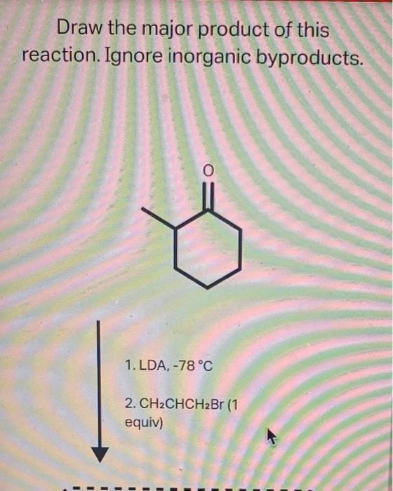 Solved Draw the major product of this reaction. Ignore | Chegg.com