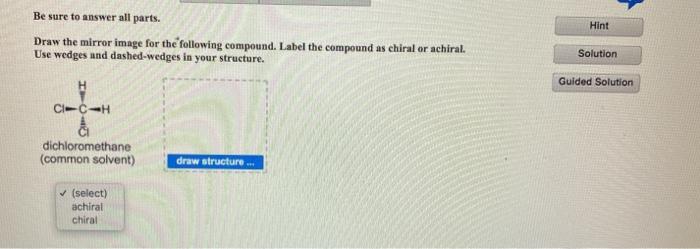 Solved Hint Be sure to answer all parts. Draw the mirror | Chegg.com