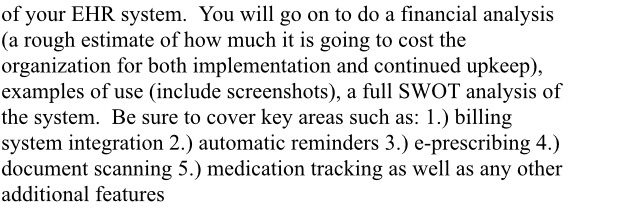 The Company: Epic SystemsA financial analysis( a | Chegg.com