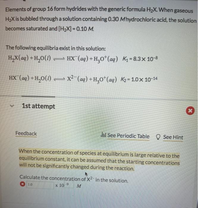 Solved Elements of group 16 form hydrides with the generic | Chegg.com
