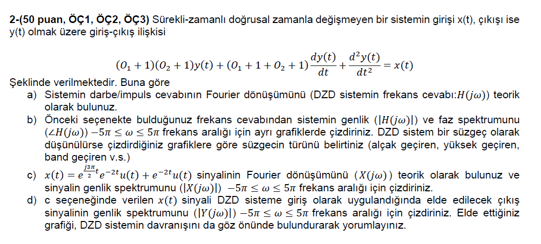 Solved 2- (50 ﻿points, LO1, ﻿LO2, ﻿LO3) ﻿The input of a | Chegg.com