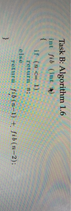 Solved Task B Implement Algorithm 16 Nth Fibonacci Term 5845