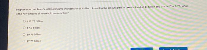 Solved 3. The consumption function Consider the hypothetical | Chegg.com
