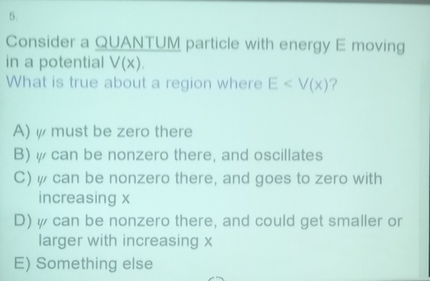 Solved Consider a QUANTUM particle with energy E movingin a | Chegg.com