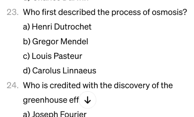 Solved biology: Who first described the process of | Chegg.com