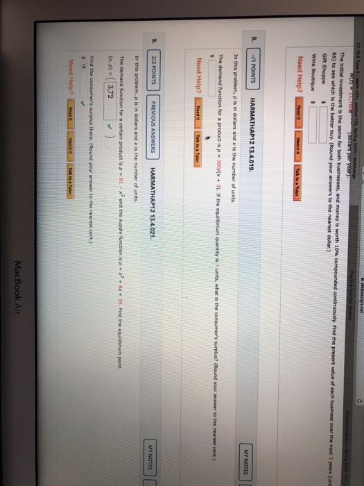 Solved Ch 134 Type 2 - Math 1331 section 125 Spring 2020 | Chegg.com