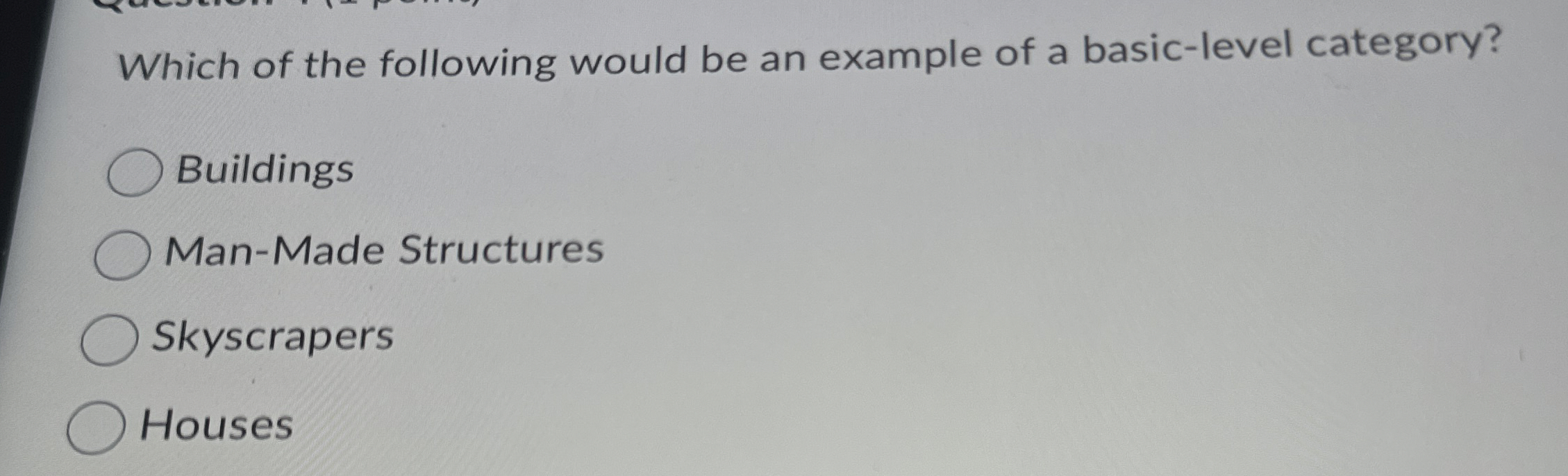 Solved Which of the following would be an example of a | Chegg.com