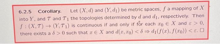 Solved 4. Write a proof of Corollary 6.2.5. 5. Let (X,τ) be | Chegg.com Solved 4. Write a proof of Corollary 6.2.5. 5. Let (X,τ) be | Chegg.com