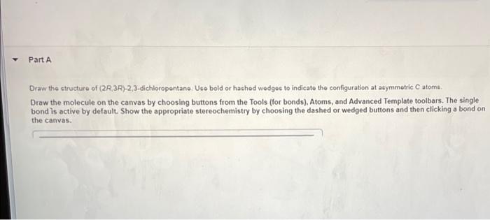 Part A Draw the structure of (2R | Chegg.com