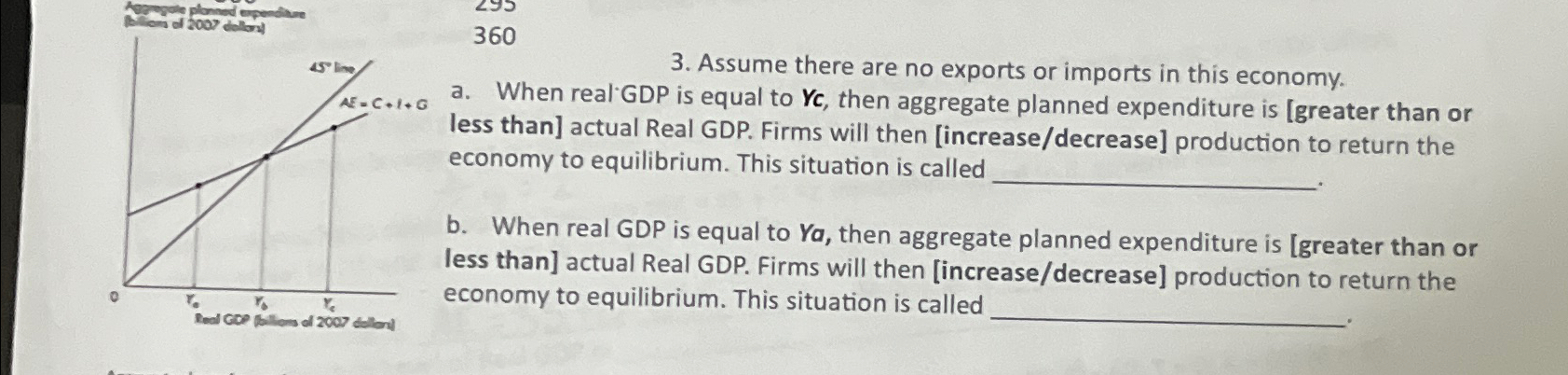 Solved Assume there are no exports or imports in this | Chegg.com