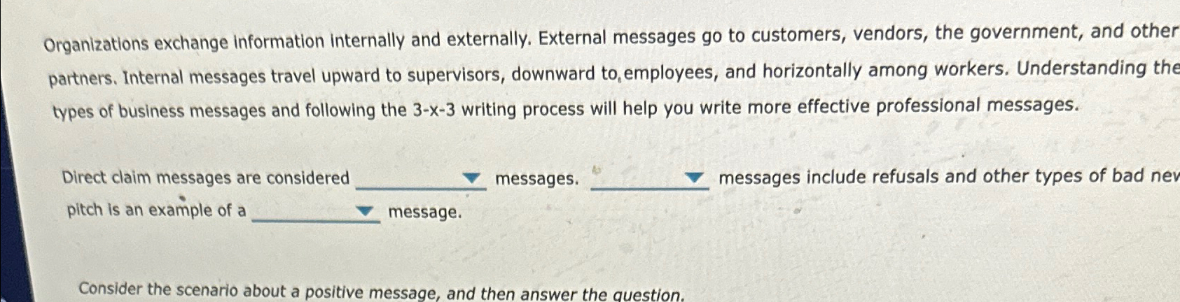 Solved Organizations exchange information internally and | Chegg.com