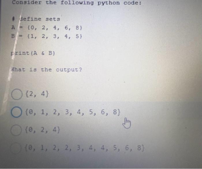 Solved Consider the following code: try: f= | Chegg.com