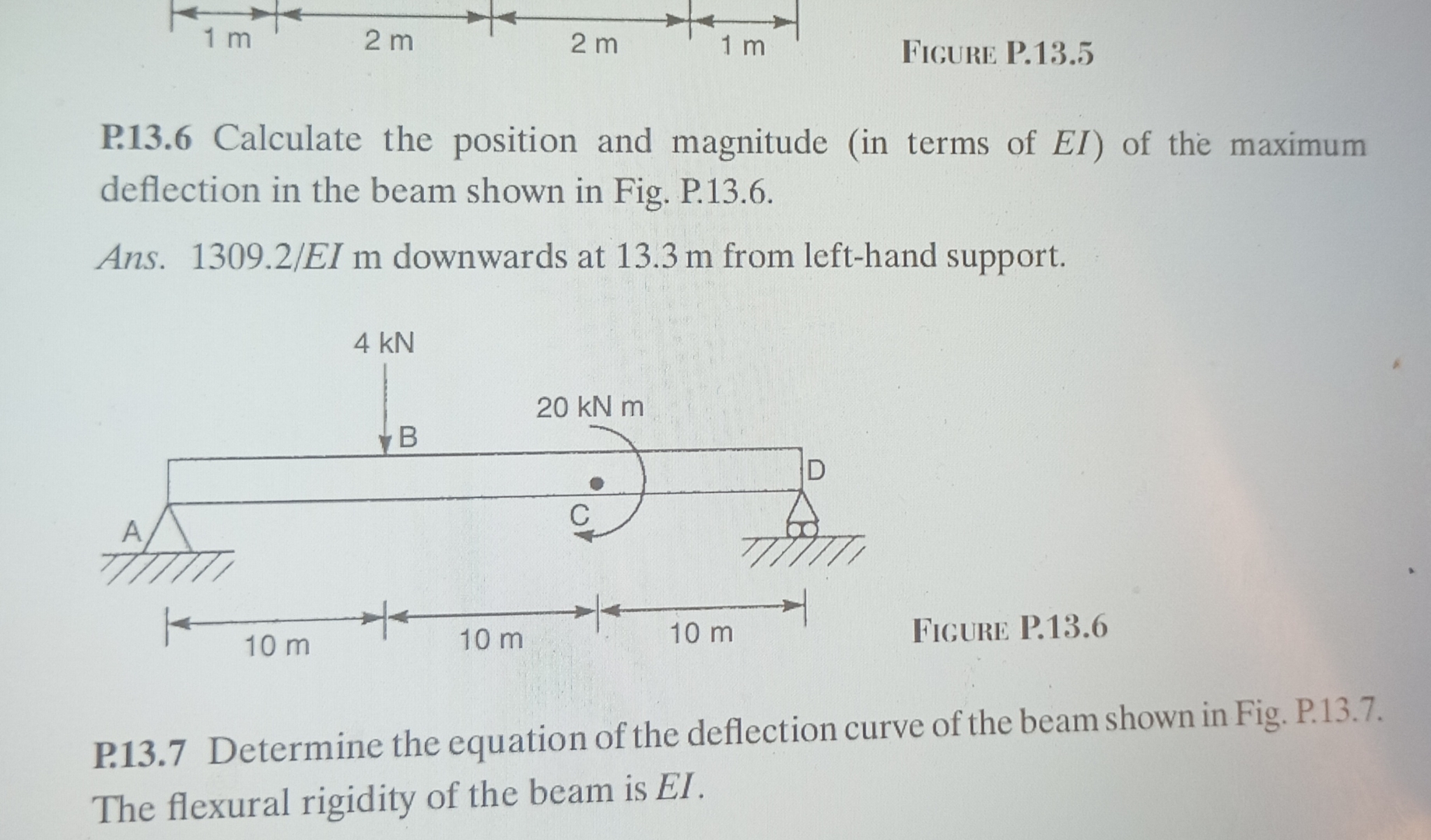 Solved Figure P.13.5P13.6 ﻿Calculate the position and | Chegg.com