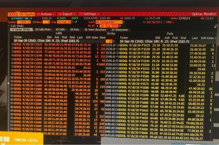 Solved Click on the Bloomberg screen to examine the 1585 | Chegg.com