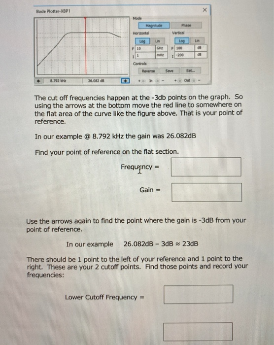 Solved 12. You measured the upper cutoff frequency of an | Chegg.com