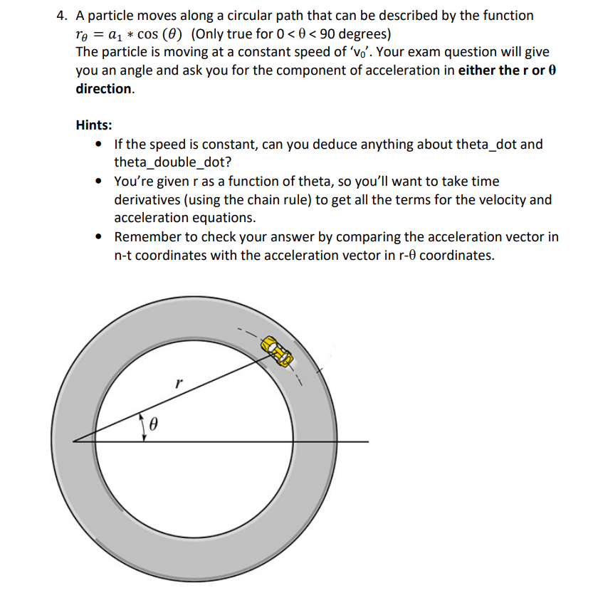 What is the radial acceleration when a1 = 400m, | Chegg.com