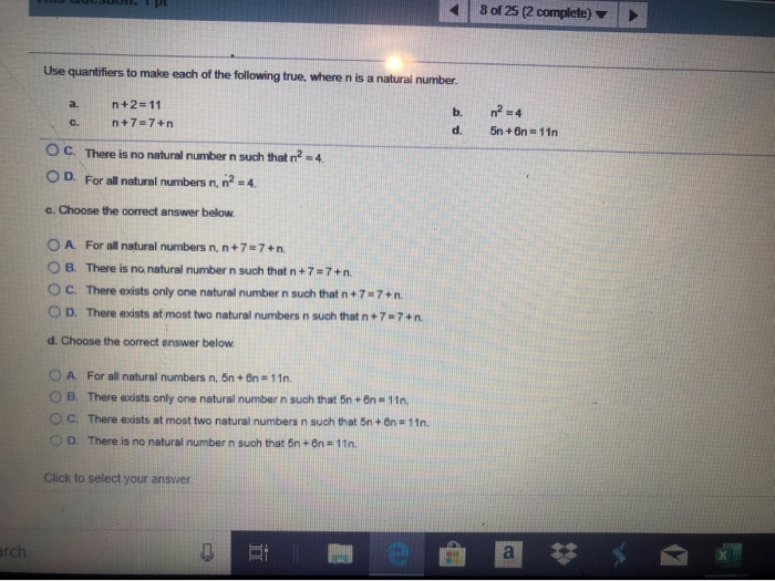Solved QU12. Chapter 2 Review Quiz This Question: 1 pt 8 of | Chegg.com