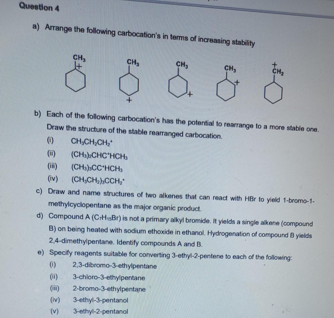 Solved A Draw And Name All Possible Constitutional Isomers