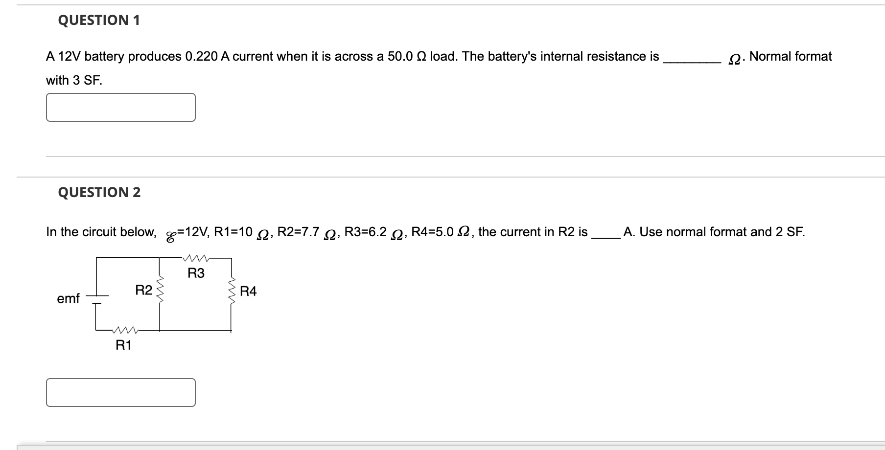 Solved QUESTION 2In the circuit below, | Chegg.com