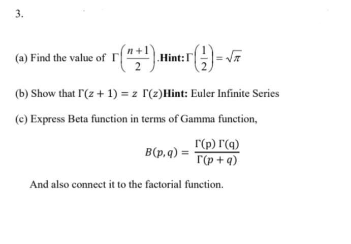 Solved . 3. n +1 (a) Find the value of r T(17 Hint:T ry)= VA | Chegg.com