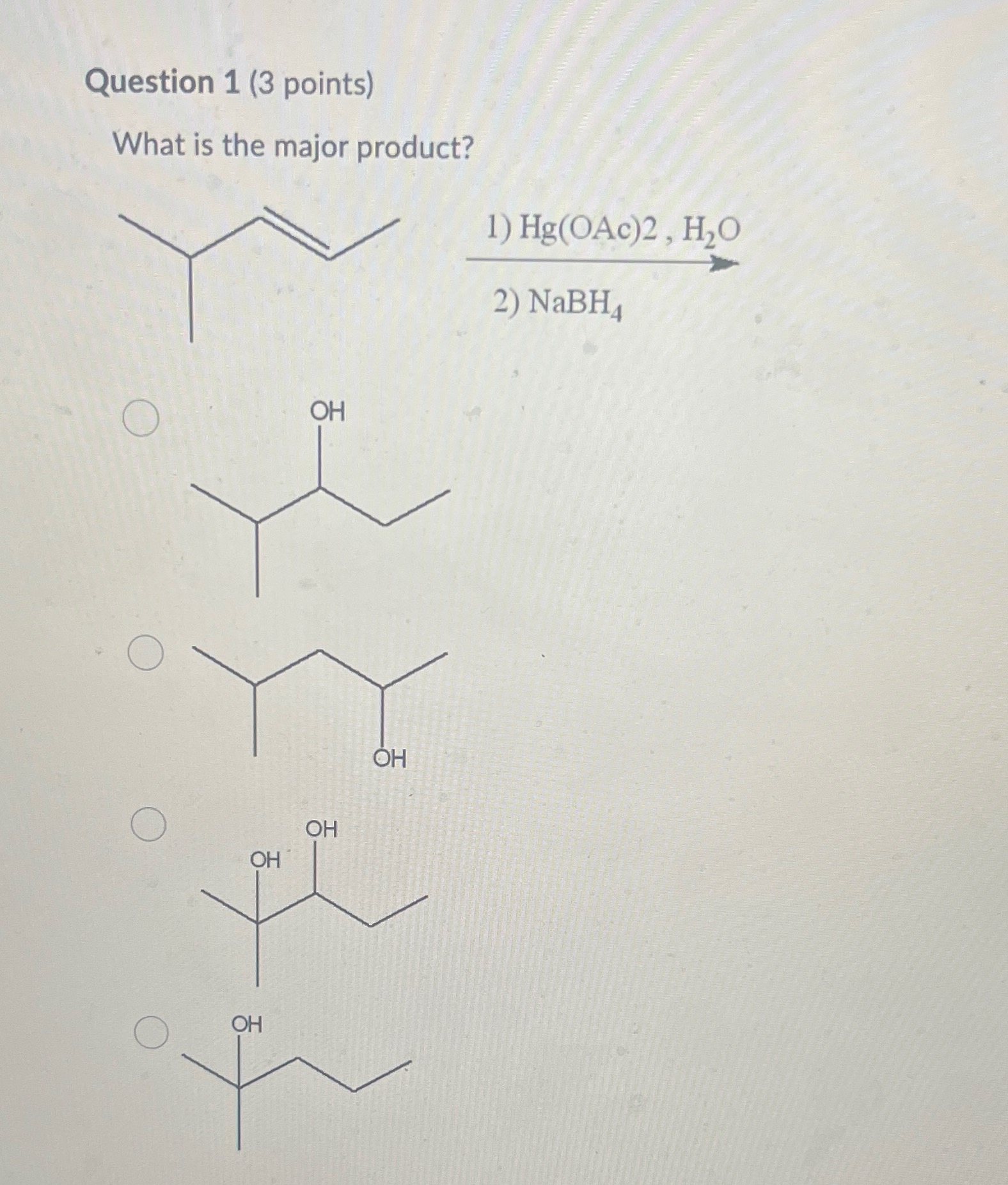 Solved Question 1 (3 ﻿points)What is the major | Chegg.com