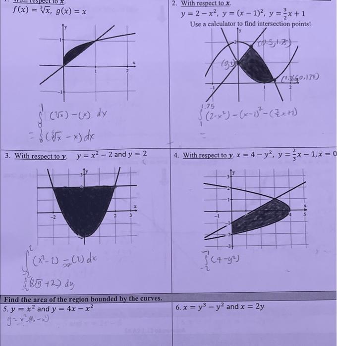 Solved f(x)=3x,g(x)=x y=2−x2,y=(x−1)2,y=23x+1 Use a | Chegg.com