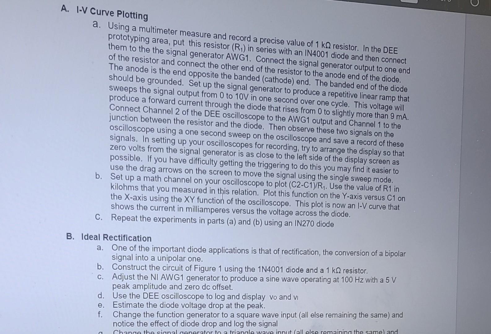 Solved Curve Plotting a. Using a multimeter measure and | Chegg.com