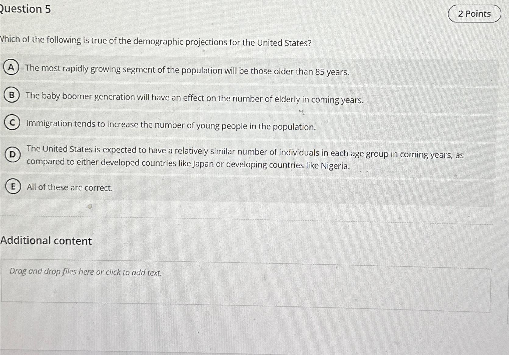 Solved Question 5Which of the following is true of the | Chegg.com