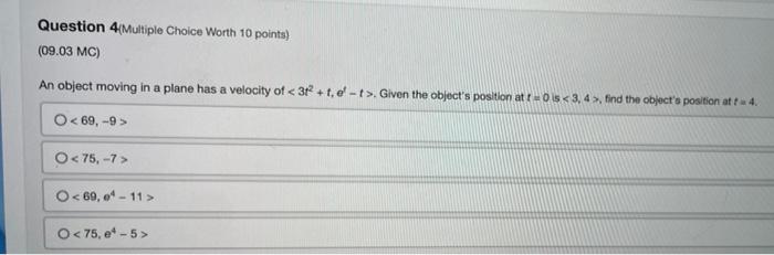 Solved Question 1Multiple Choice Worth 10 point (09.01 MC) A | Chegg.com Solved Question 1Multiple Choice Worth 10 point (09.01 MC) A | Chegg.com