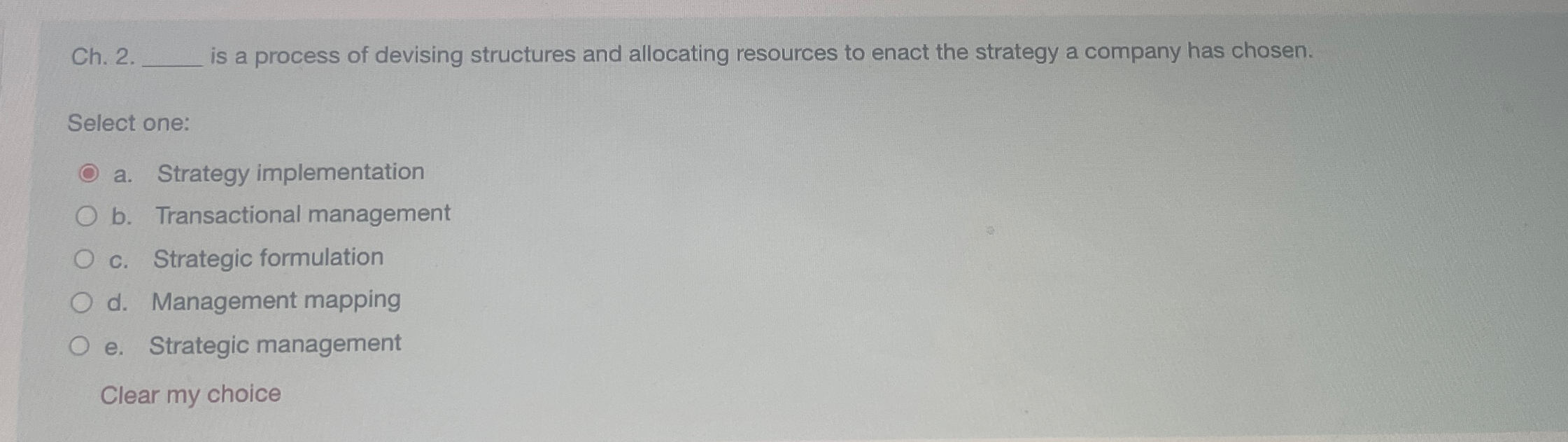 Solved Ch. 2. q, ﻿is a process of devising structures and | Chegg.com