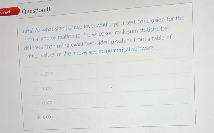 (Iris) Below is a subset of data taken from the Iris | Chegg.com