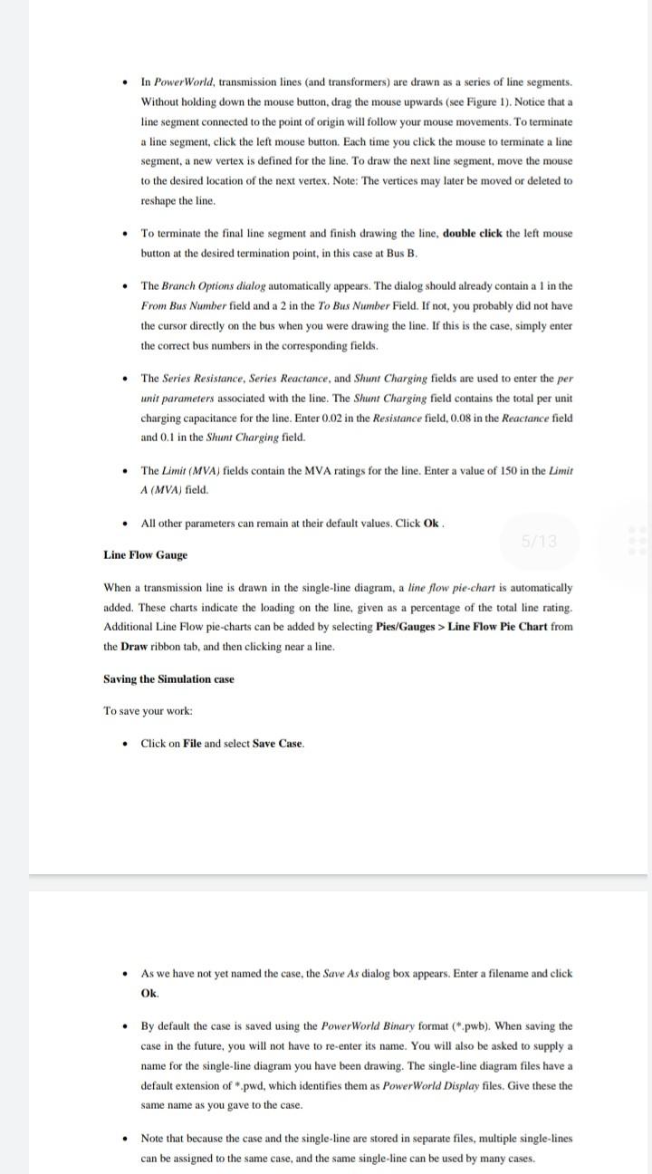 Solved INTRODUCTION TO POWER WORLD SIMULATOR INTRODUCTION: | Chegg.com