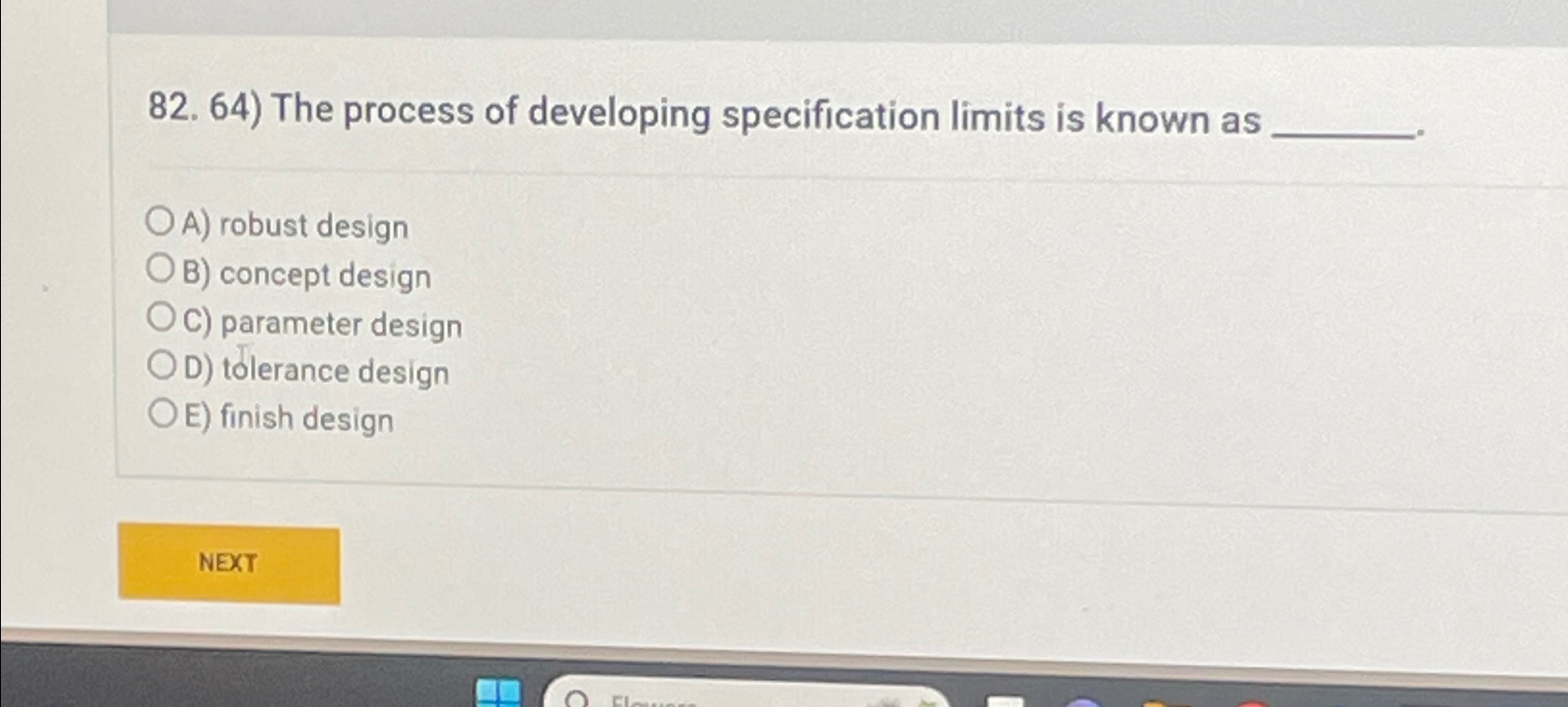 Solved The process of developing specification limits is | Chegg.com