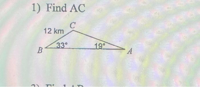 1) Find AC | Chegg.com