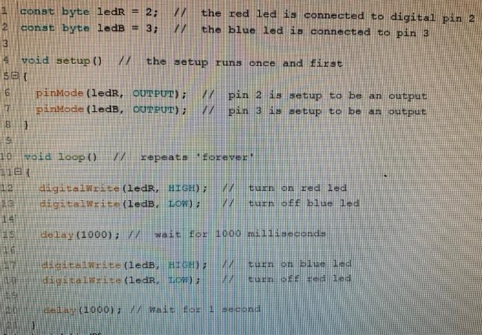 Solved Task 1 - Specific task Set up a circuit with 6 LEDs | Chegg.com