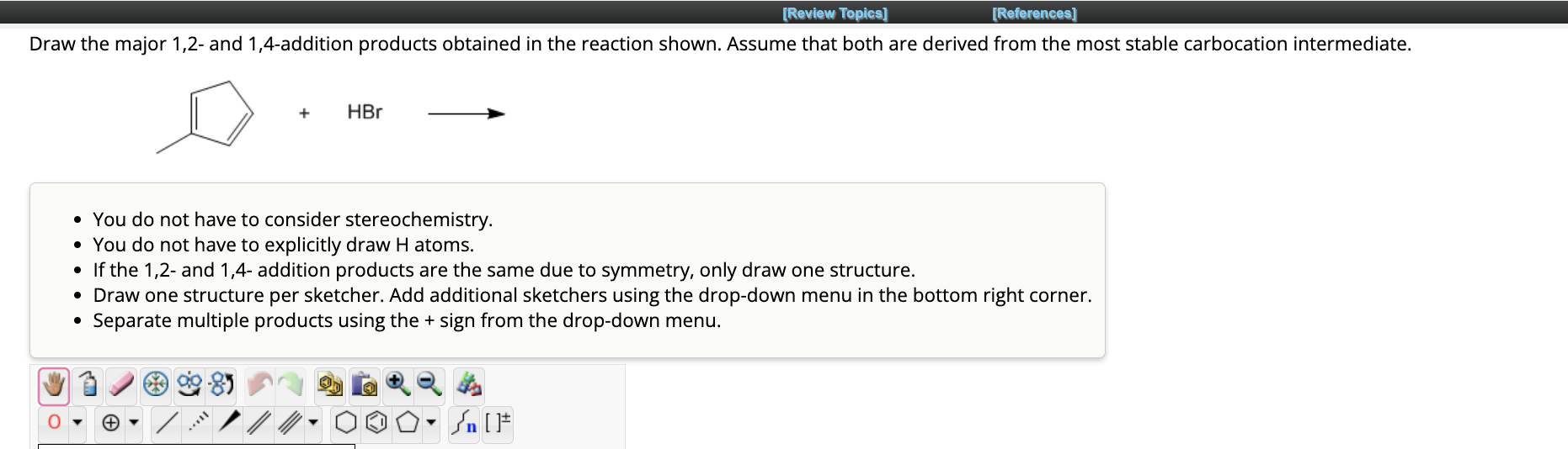 Solved Draw the major 1,2- ﻿and 1,4-addition products | Chegg.com