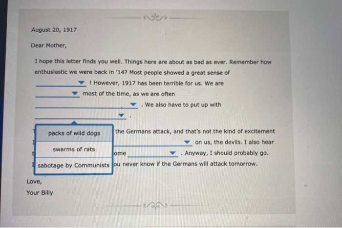 2. Critical Thinking Activity: A Letter From the | Chegg.com