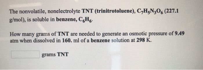 Solved The nonvolatile, nonelectrolyte estrogen (estradiol), | Chegg.com