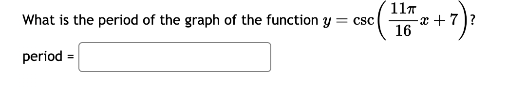 Solved What is the period of the graph of the function | Chegg.com
