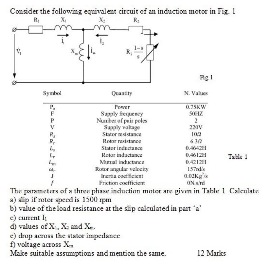 Solved Consider the following equivalent circuit of an | Chegg.com