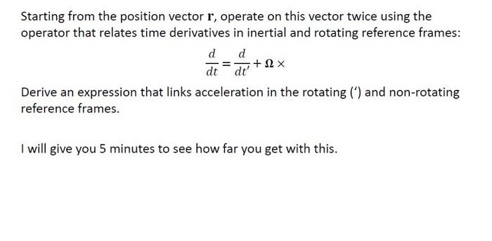 Solved Starting from the position vector r, operate on this | Chegg.com