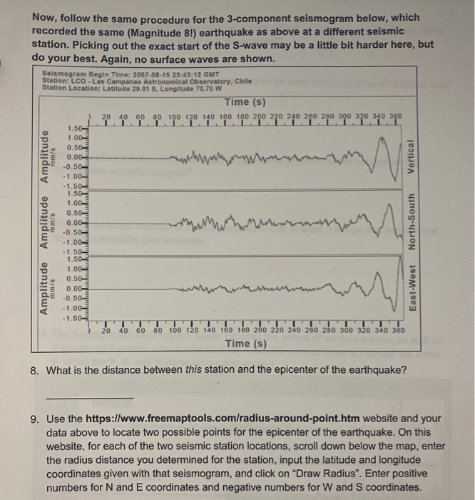 Solved EARTHQUAKES LAB Name So far in class (and in the | Chegg.com