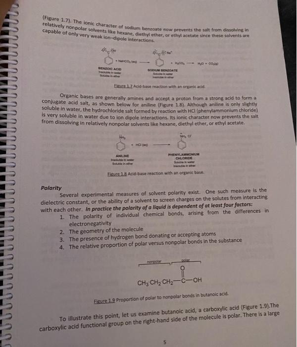 Solved Experiment 1 Structure, Intermolecular Forces, and | Chegg.com