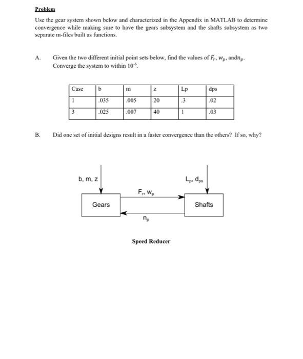 Solved Problem Use the gear system shown below and | Chegg.com