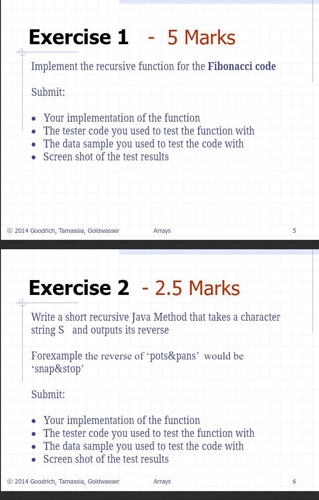 Solved Exercise 1 5 Marks Implement The Recursive Function